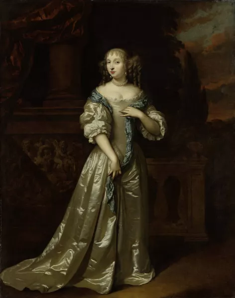 Portrait of Philippina Staunton, Wife of Roelof van Arkel by Caspar ...