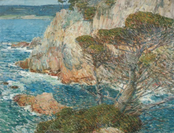 Point Lobos by Childe Hassam Oil Painting Reproduction For Sale ...