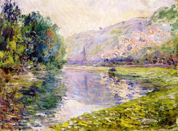 The Train at Jeufosse by Claude Monet Oil Painting Reproduction For ...