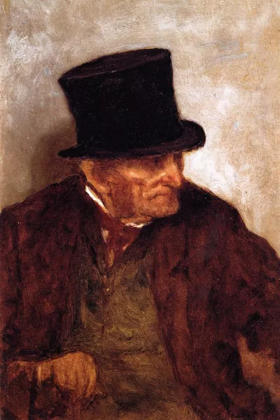 Captain Nathan H. Manter by Eastman Johnson Oil Painting Reproduction ...