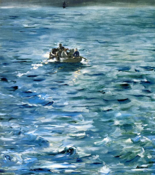 The Escape of Rochefort II by Edouard Manet Oil Painting Reproduction ...