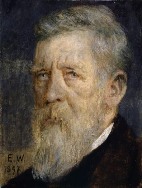 Portrait of Arnold BOcklin by Ernst Wurtenberger Oil Painting ...