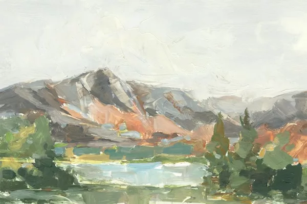 Rusty Mountains I by Ethan Harper Oil Painting Reproduction For Sale ...