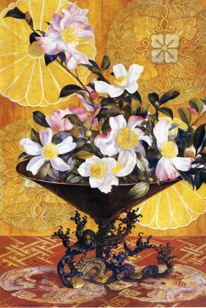 Sazanqua, Wild Tea: Yokohama also known as Oriental Still Life by Henry ...
