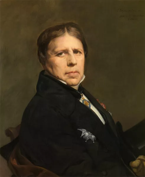 Self Portrait by Jean Auguste Dominique Ingres Oil Painting ...