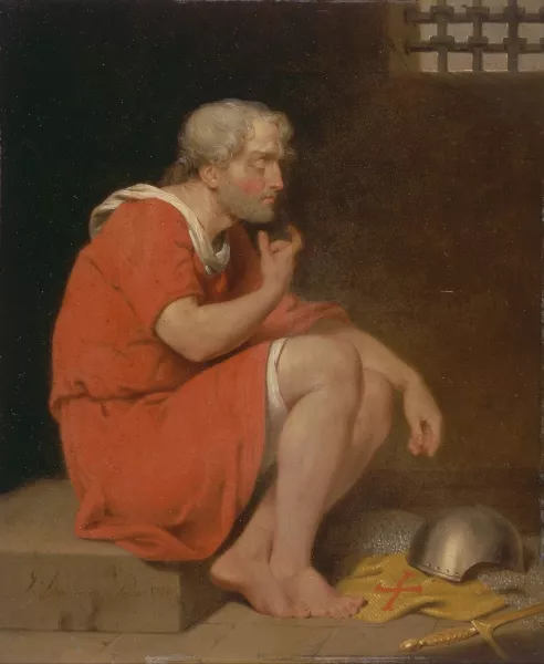 Robert, Duke of Normandy, in Prison by John Downman Oil Painting ...