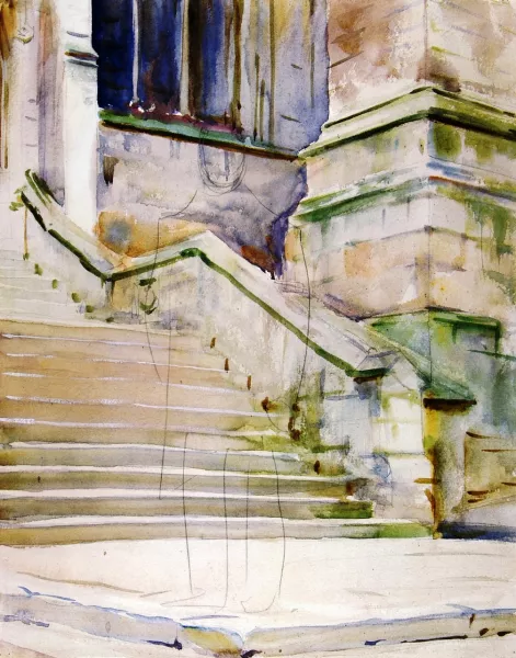 The Steps at Eton by John Singer Sargent Oil Painting Reproduction For ...