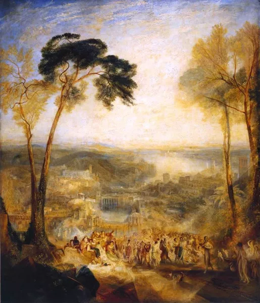 Phryne Going to the Public Baths as Venus - Demosthenes Taunted by ...