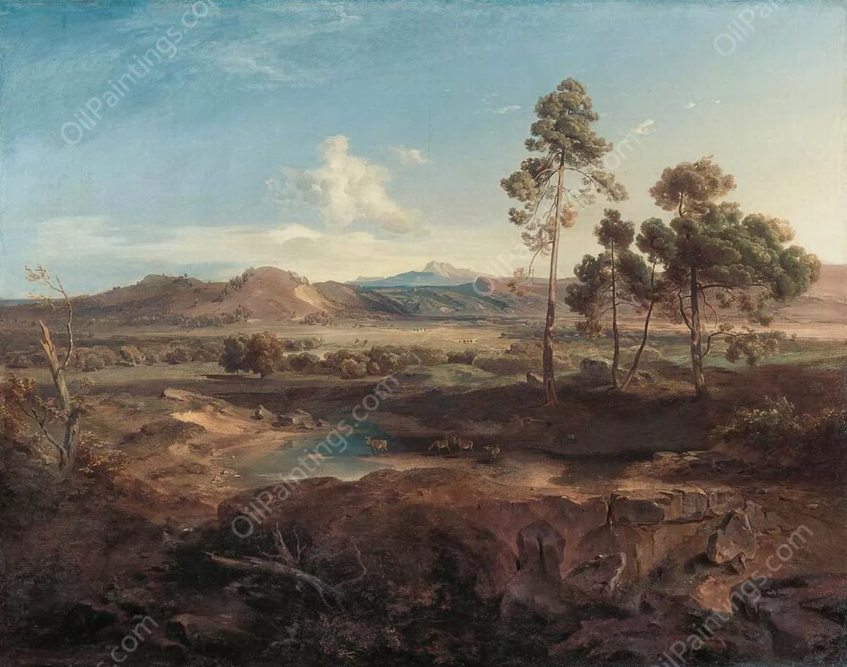 Olympia, Carl Rottmann - Oil Paintings