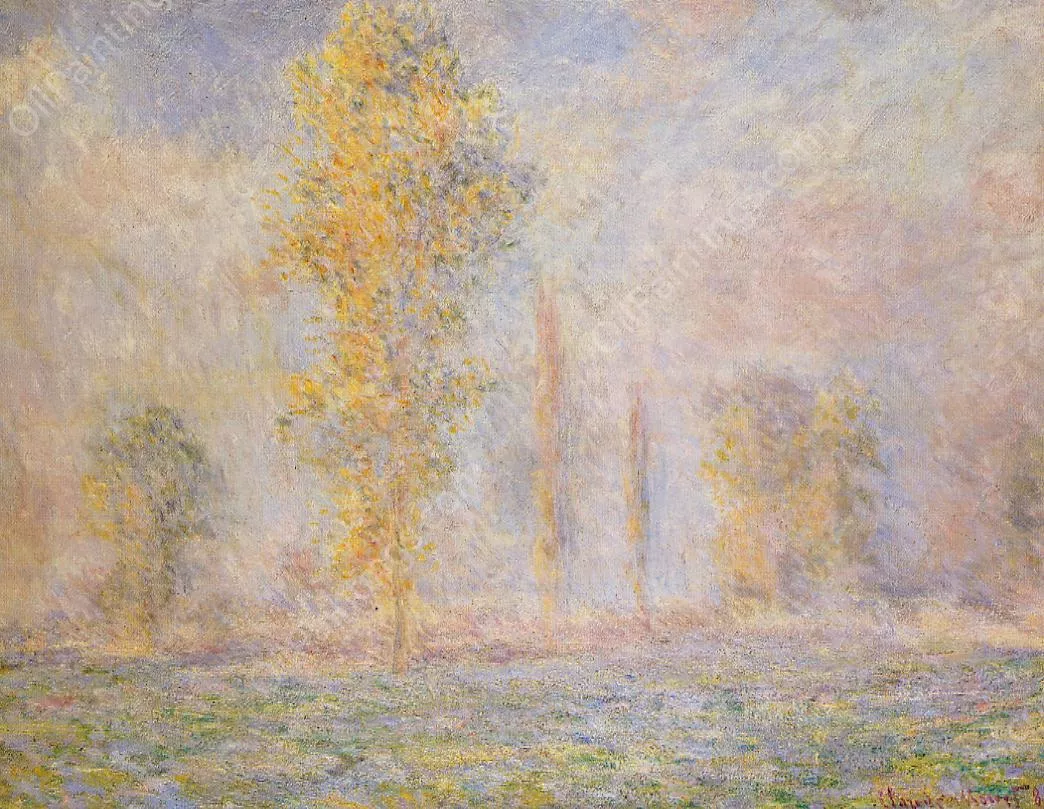 The Meadow at Giverny, Claude Monet - Oil Paintings