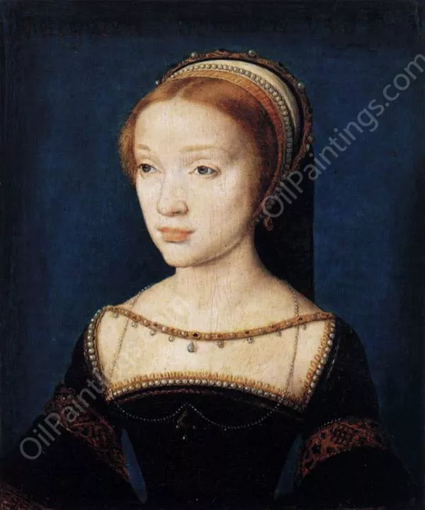 A Young Lady, Corneille De Lyon - Oil Paintings