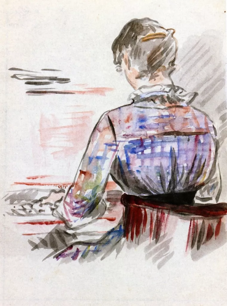 Woman at the Piano, Edouard Manet - Oil Paintings