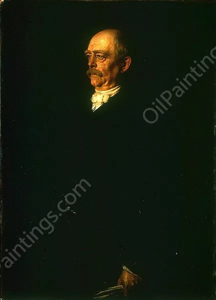 Bildnis Otto von Bismarck, Franz Von Lenbach - Oil Paintings