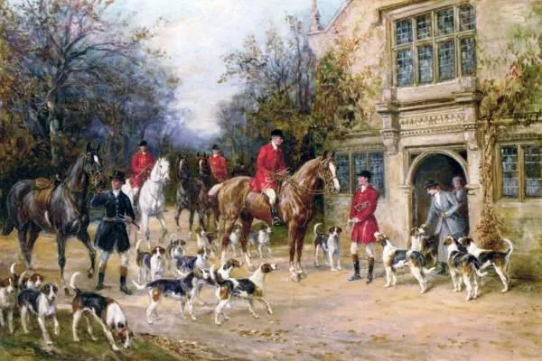 Before The Hunt, Heywood Hardy - Oil Paintings