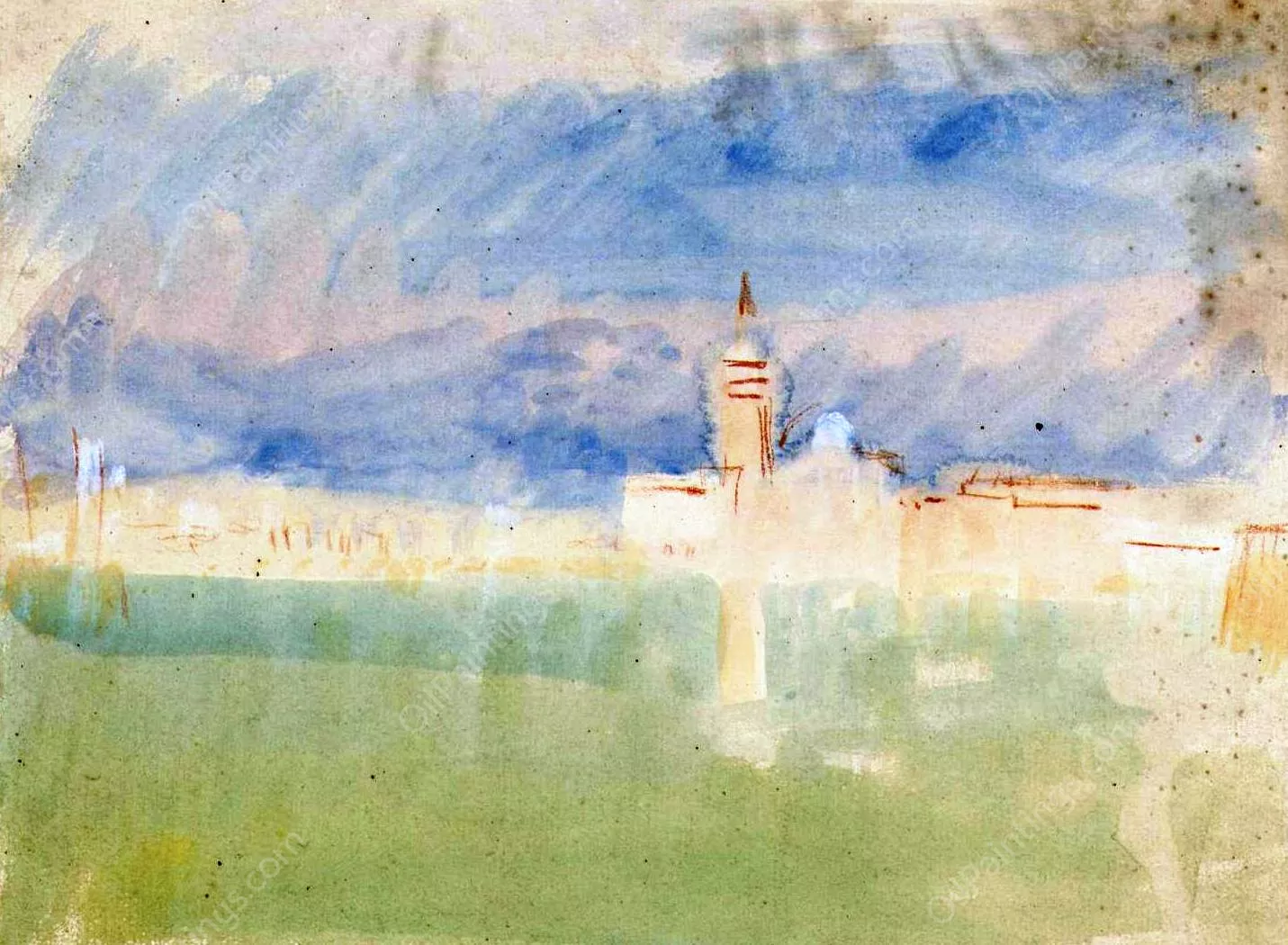 Isola di San Giorgio Maggiore, Joseph Mallord William Turner - Oil ...