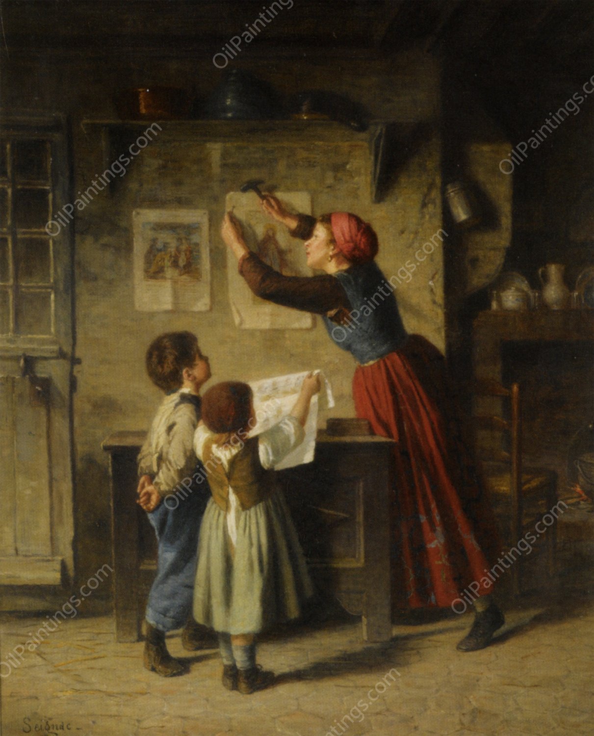 Le Nouveau Decor, Paul Seignac - Oil Paintings