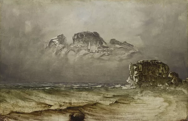 Coastal Landscape by Peder Balke Oil Painting Reproduction For Sale ...