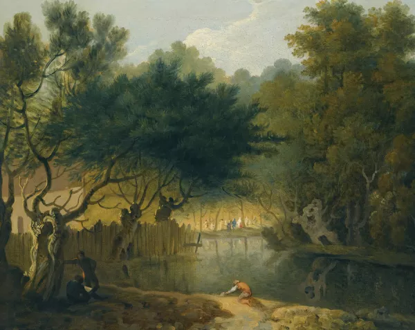 A View Of St. James's Park, London by Richard Wilson Oil Painting ...