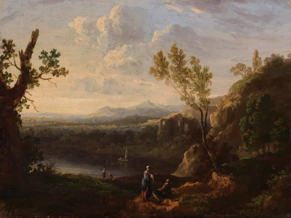 Small Landscape by Richard Wilson Oil Painting Reproduction For Sale ...