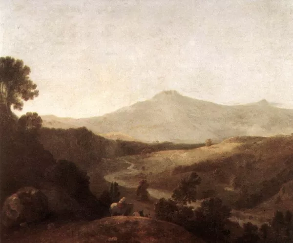 The Mawddach Valley and Cader Idris by Richard Wilson Oil Painting ...