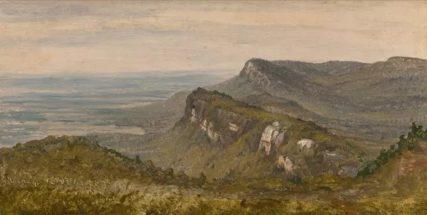 The Trapps, Shawangunk Mountains by Sanford Robinson Gifford Oil ...