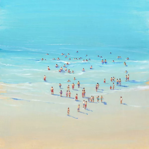 Beach Day II by Tim O'Toole Oil Painting Reproduction For Sale ...