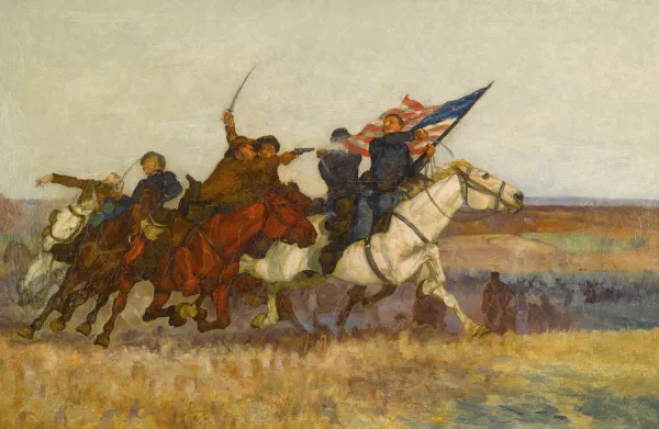 The Rebel Deflection by William Thomas Trego Oil Painting Reproduction ...